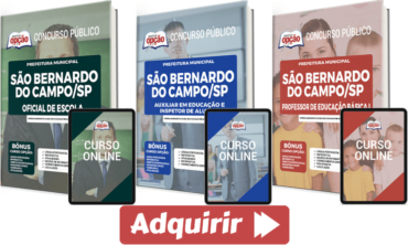 Apostilas Vários Cargos do Concurso da Prefeitura de São Bernardo do ...